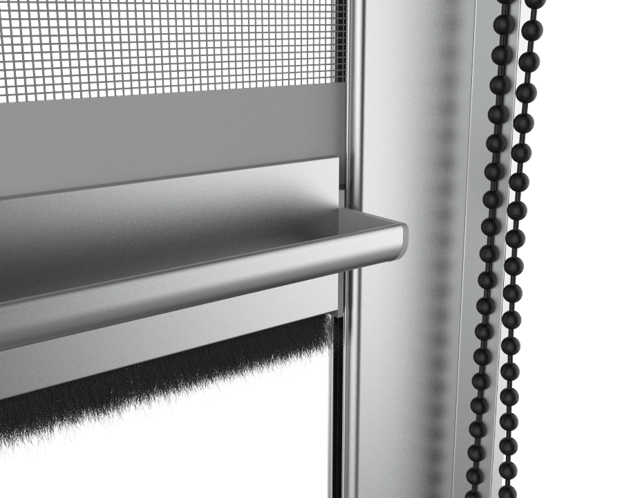 Aluminum roll-up fly screen with chain operation - Giada