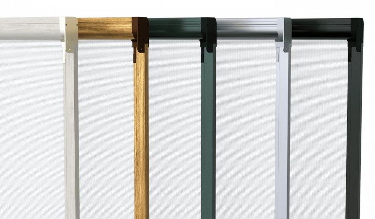 Aluminum roll-up fly screen with spring operation - Smeraldo